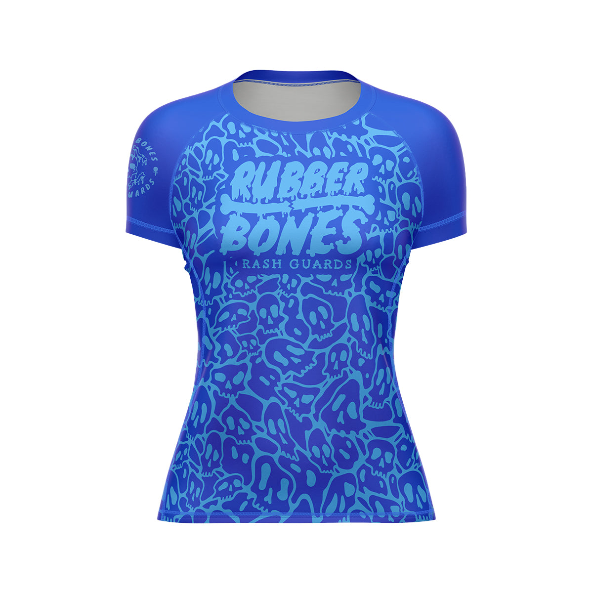 Women's Blue Ranked BJJ Rash Guard – Rubber Bones Rash Guards