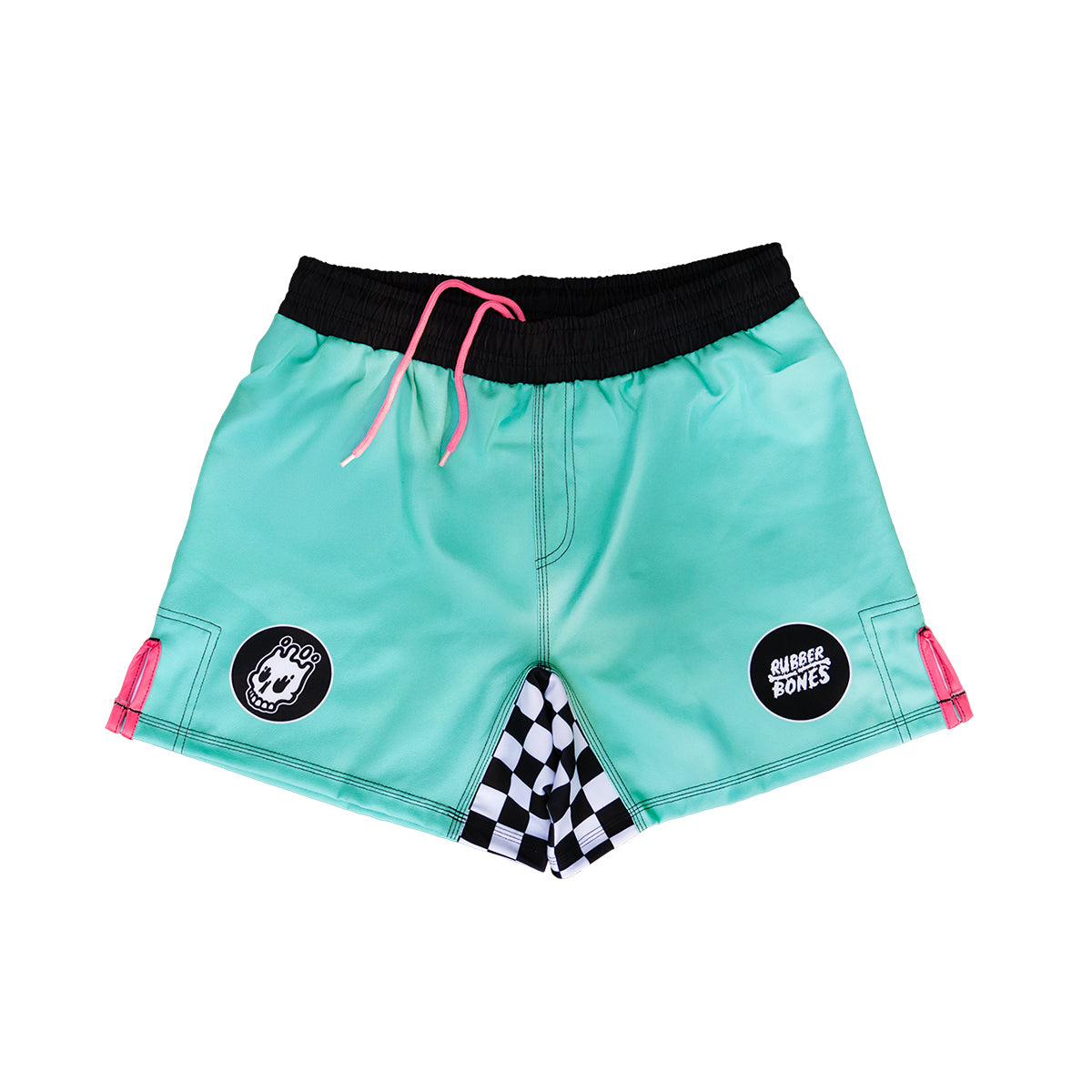 Kids MintDrift BJJ Shorts | No Gi Jiu Jitsu – Rubber Bones Rash Guards